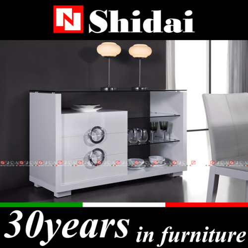 Modern Luxury Buffet Furniture / Led Buffet Table /dining Buffet Glass ...