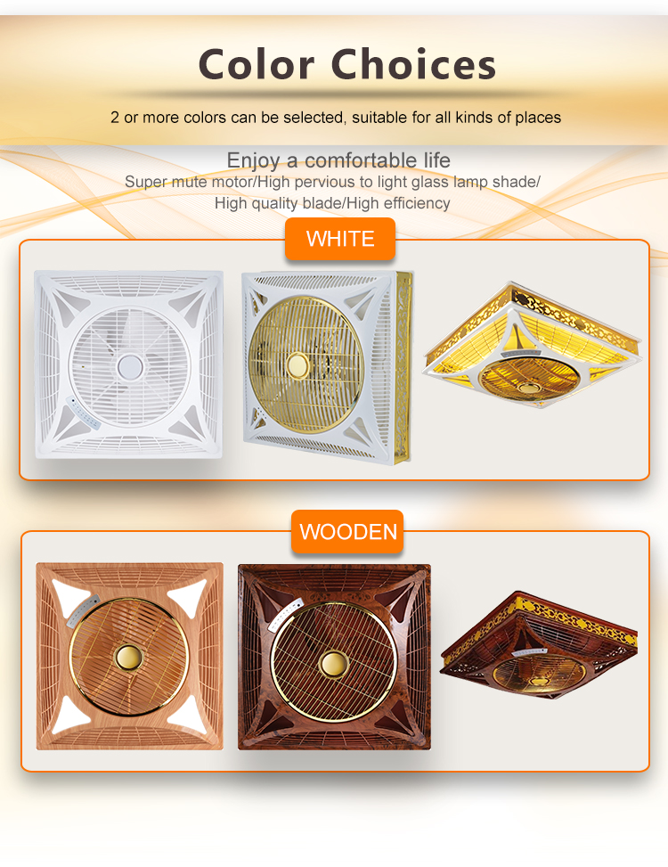 60x60 Fancy False Ceiling Fan With Decorative Side Panel, High Quality ...