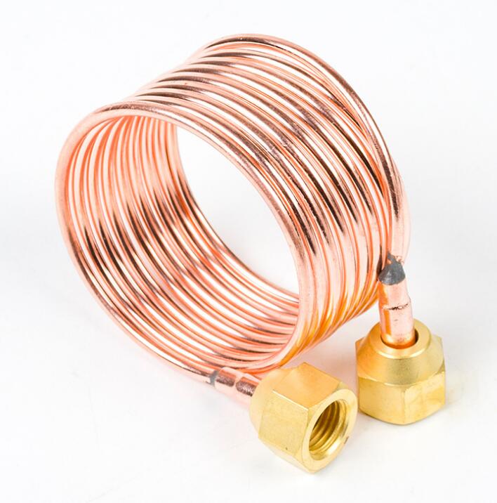 Copper Capillary Tubes With Nuts For Air Conditioners - Available In 90 ...
