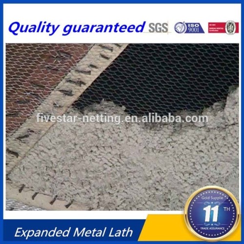 Types Of Flat / Dimpled / Grooved / Paper Backed Expanded Metal Lath ...
