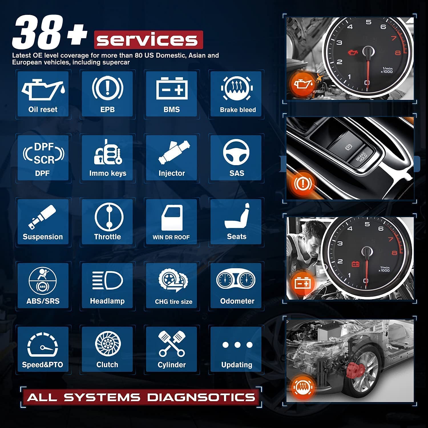 Autel Maxisys Ms919: Advanced Professional Car Diagnostic Scanner For ...