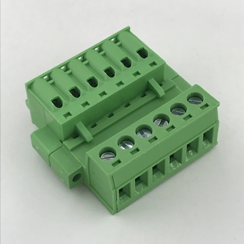 Wire To Wire Pluggable Terminal Block With Flange, High Quality Wire To ...