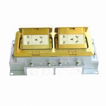 Floor Sockets, Double Gang Spring Type, High Quality Floor Sockets ...