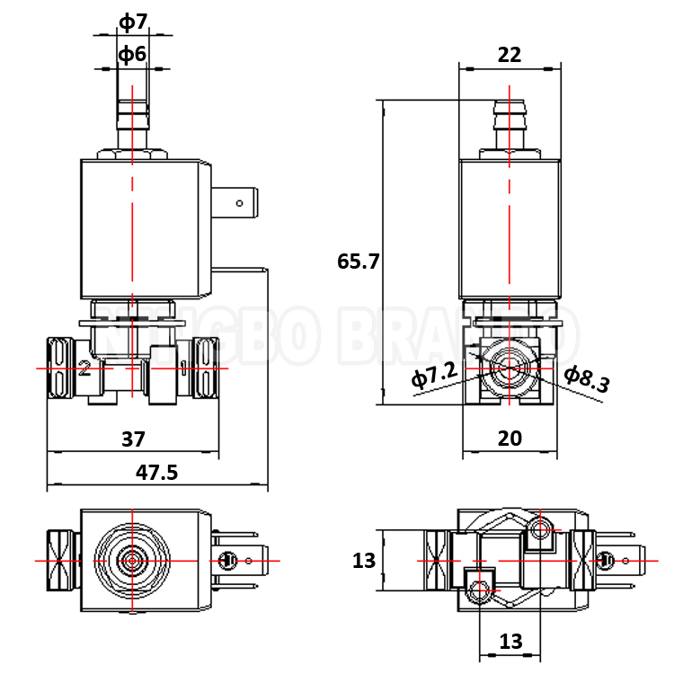 V399 CEME Type 3-Way Coffee Machine Solenoid Valve China Manufacturers Suppliers Factory Exporter