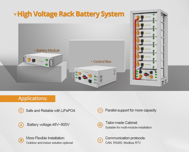 Deye High Voltage Hybrid Inverter Compatible Hv Battery Stackable Lfp ...