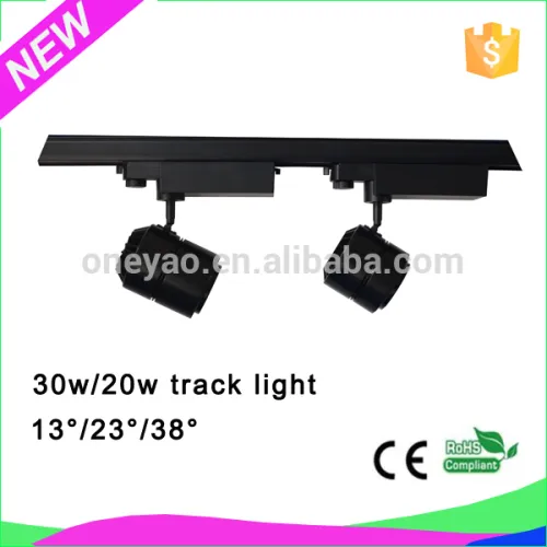 4000lm Ra90 Black Track Lighting 50w Led, High Quality 4000lm Ra90 ...