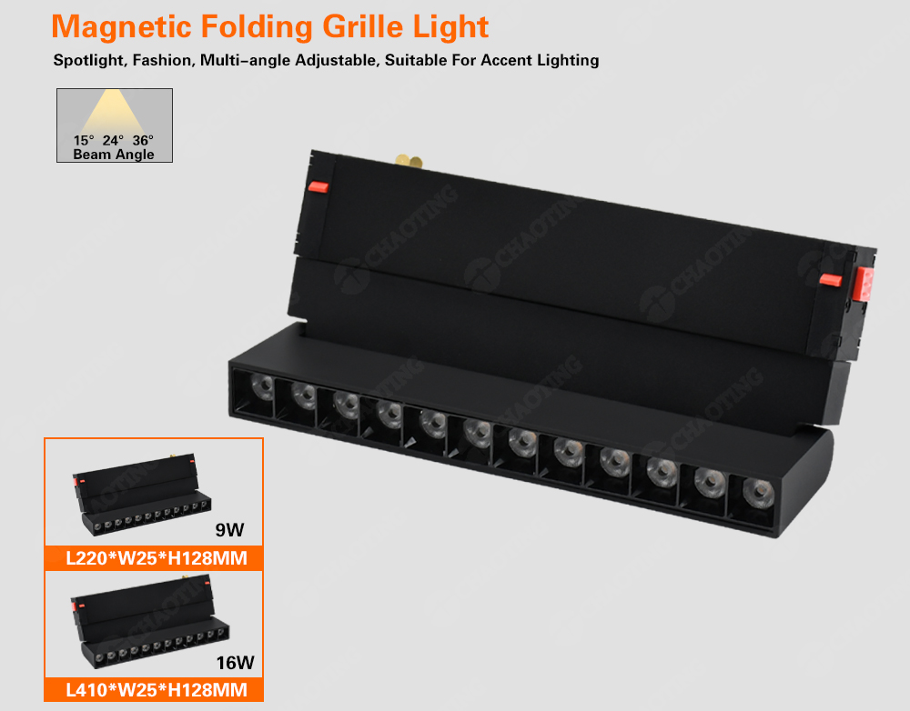 Magnetic Track Spotlight Lighting System - 1m To 2m Led Spots, High ...