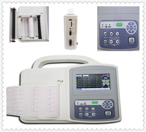 6 Channel Portable Ecg Machine With Usb, High Quality 6 Channel ...