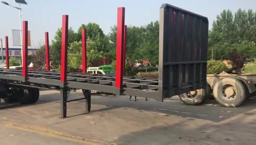 Log Wood Transport Loader Transport Semi Trailer, High Quality Log Wood ...