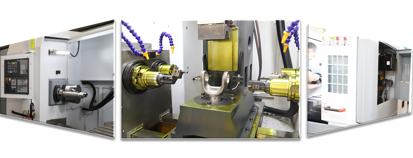 Double Head Fine Boring Combined Cnc Boring Machine For Universal Shaft ...