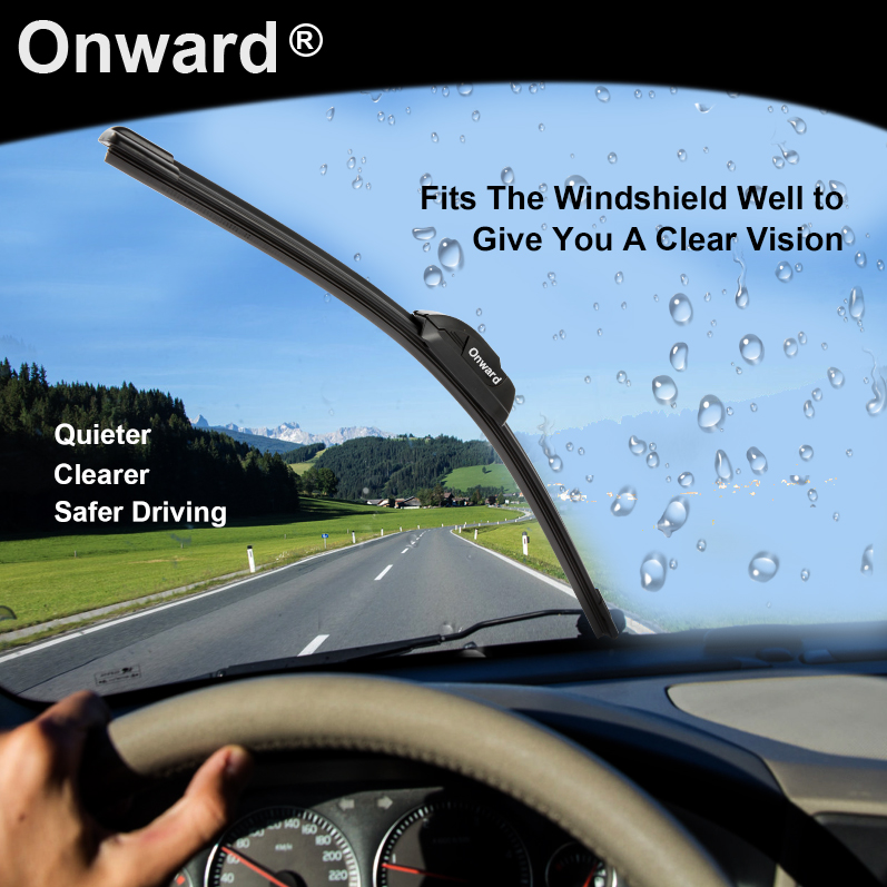 Universal U-type Practical Adaptive Rubber Strip Windshield Frameless ...