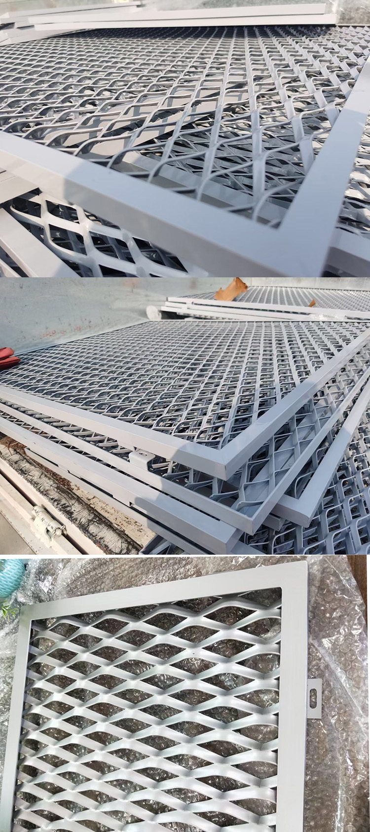 Aluminum Expanded Metal Wall Panels For Decorative Cladding, High ...