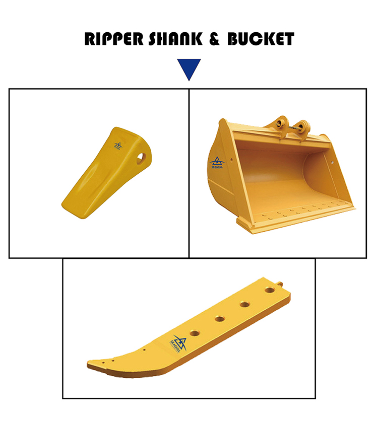 Bulldozer Bucket Cutting Edge Py180 Tractor Spare Parts, High Quality ...