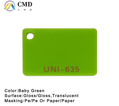 Acrílico Color Verde Bebé, alta calidad Acrílico Color Verde Bebé en ...