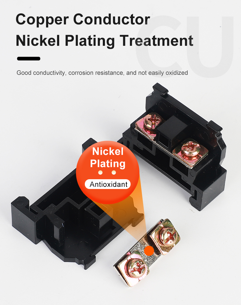 Combination Din Rail Spliceable Brass Barrier Terminal Blocks 200a ...
