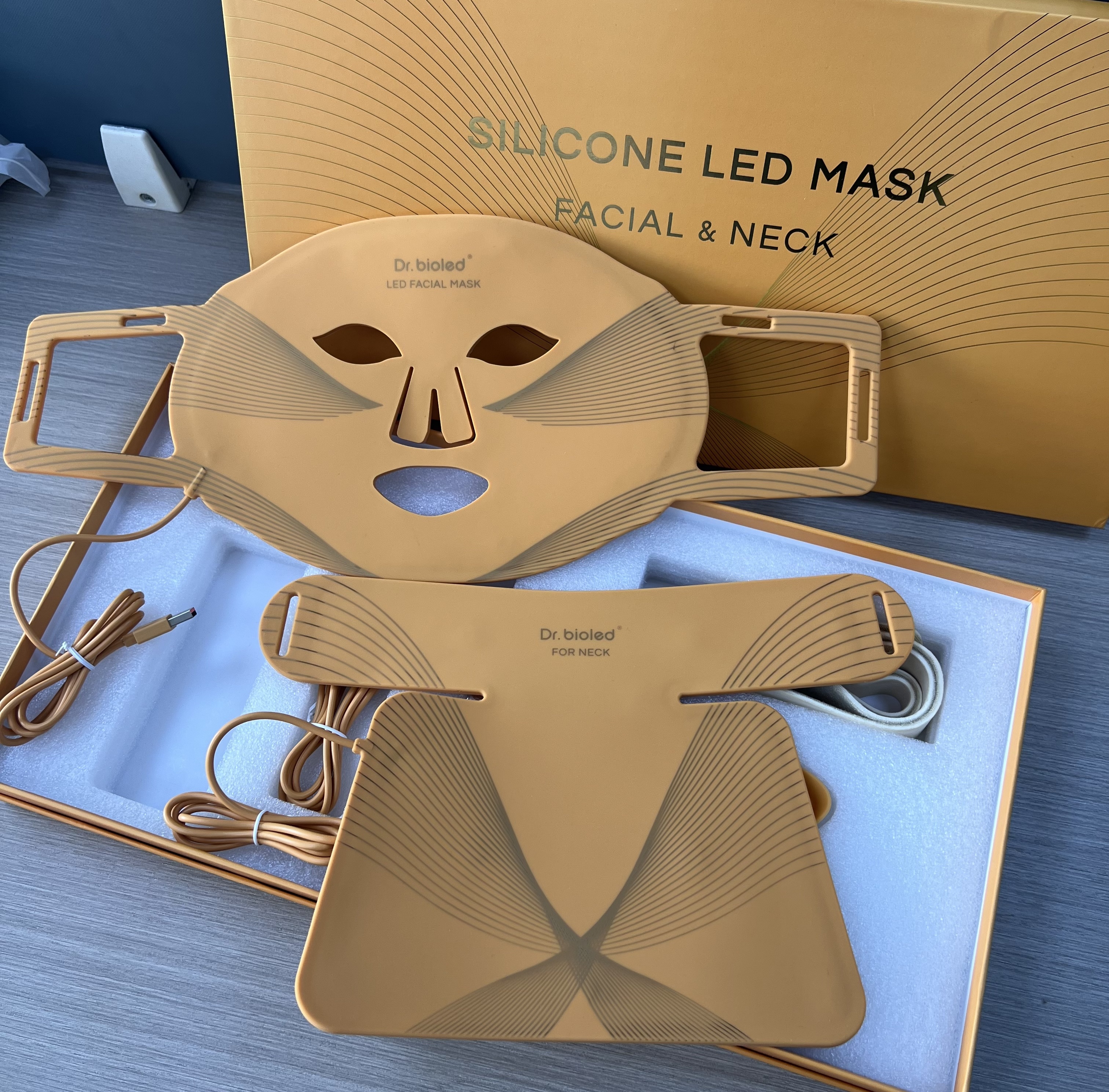 8-color Adjustable Nir Led Light Therapy Mask For Skincare And Acne ...