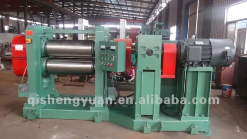 Two Roll Rubber Calender / Calender Roll Mill / Calender Mill, High ...