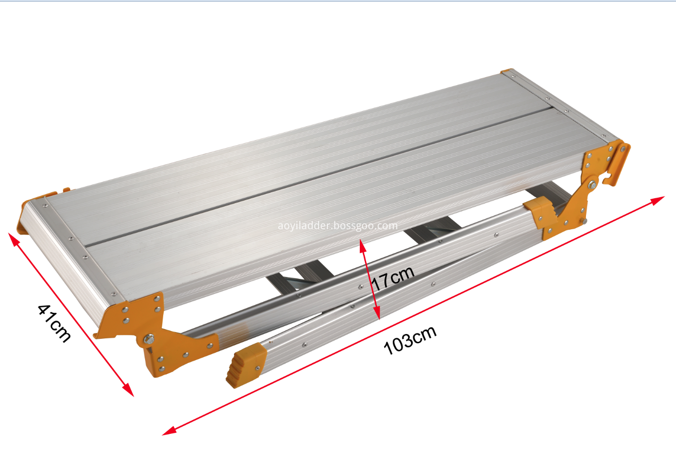 Aluminum Work Platform Ladder, High Quality Aluminum Work Platform ...