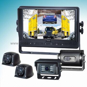 Cctv Quad Monitor System With 9-inch Touch Digital Monitor And Auto ...