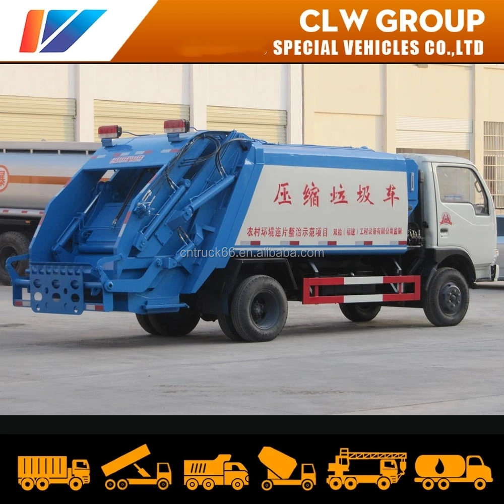 Waste Treatment Refuse Collection Vehicle Dongfeng Self-loading Garbage ...