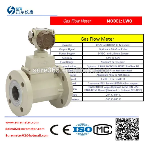 Separated Portable Gas Flow Meter Made In China, High Quality Separated ...
