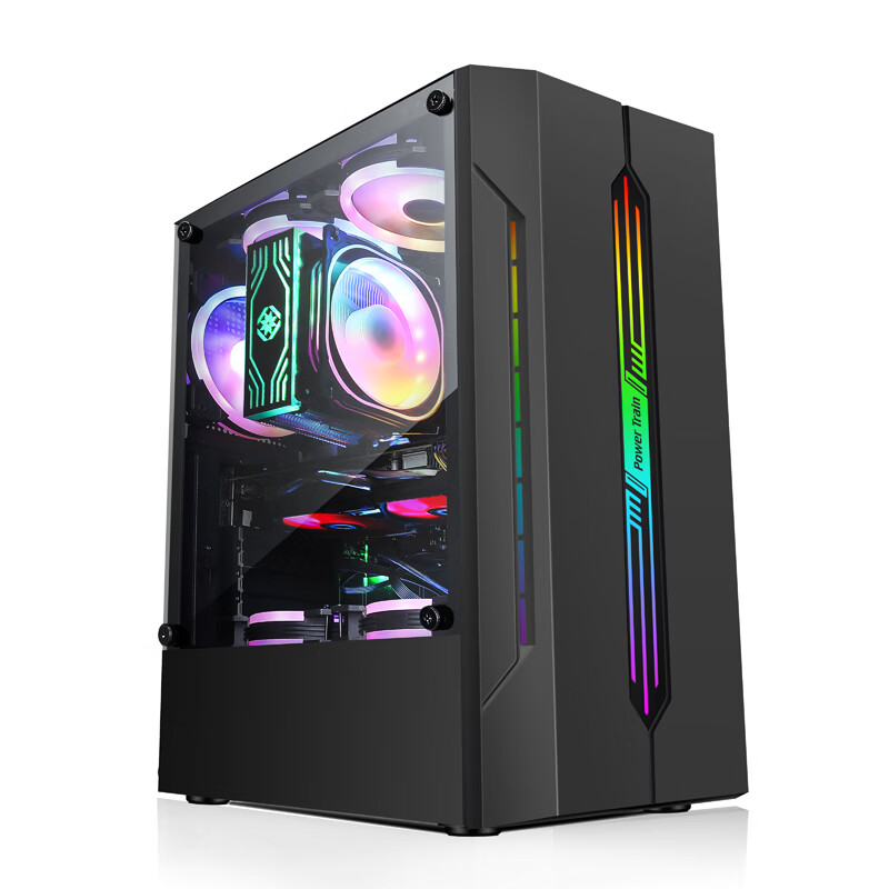 Rgb Custom Gaming Computer Case - Water-cooled Atx/itx Middle Tower ...