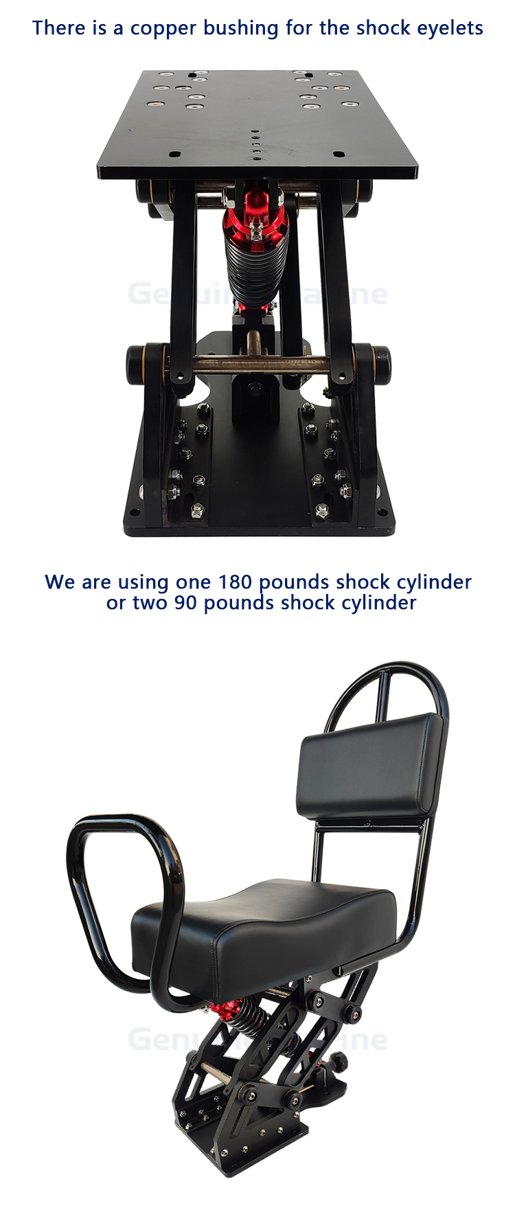 Genuine Marine Damping Shockwave Pedestal Speed Boat Seats, High ...