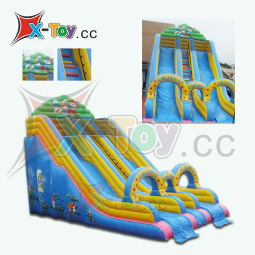 Large Inflatable Double Lane Slope Slide, High Quality Large Inflatable ...