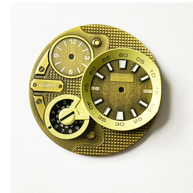 Waffle Guilloche Watch Dial In Dual Movements, High Quality Waffle ...