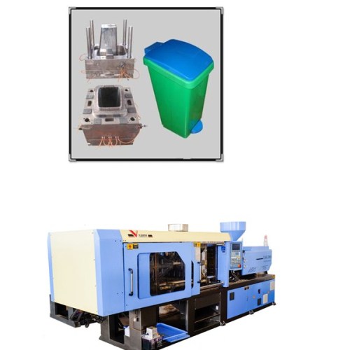 Cheap Plastic Dustbin Injection Molding Machine 718t, High Quality ...