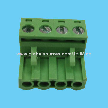 Female Connector For Male Jointing Terminal Block Connector Type With 5mm, 5.08mm, 7.62mm Pitch ...