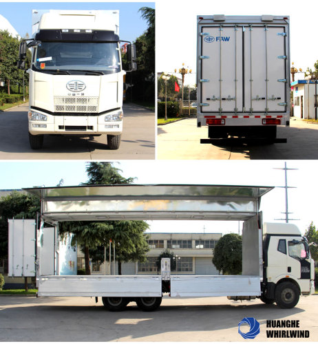 Tiga Gandar Kendaraan Pembuka Wing Box Tubuh, kualitas tinggi Tiga ...