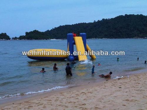 Inflatable Tower Games On Water / Beach Inflatable Tower, High Quality ...