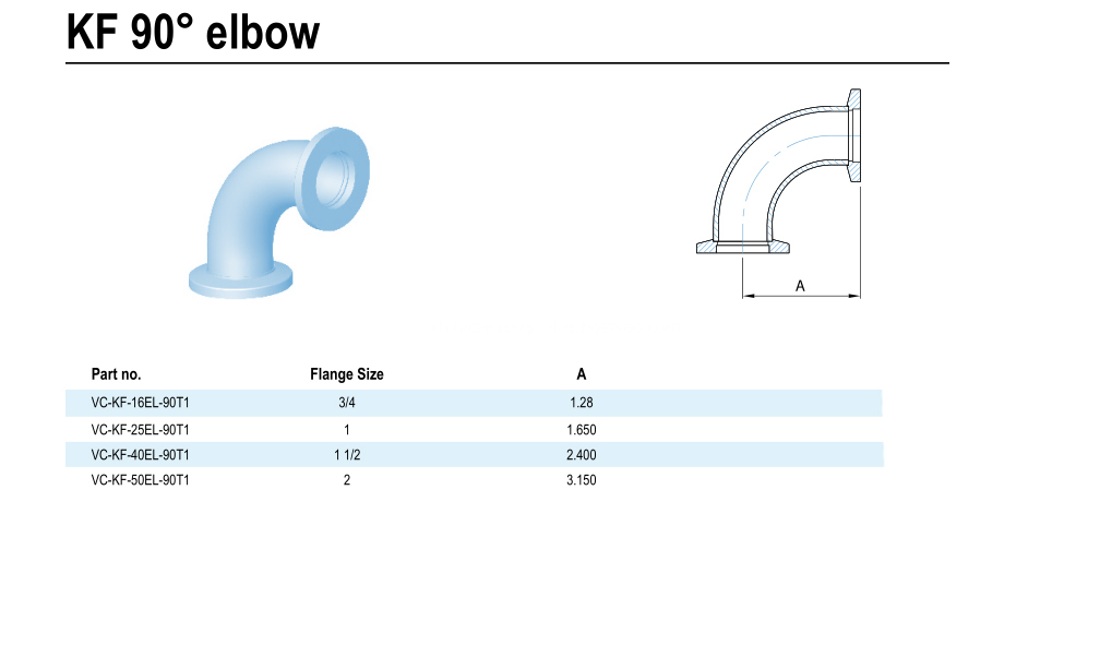 อุปกรณ์ดูดสูญญากาศ Kf 90 Elgree Elbow คุณภาพสูง อุปกรณ์ดูดสูญญากาศ Kf 90 Elgree Elbow บน bossgoo.com