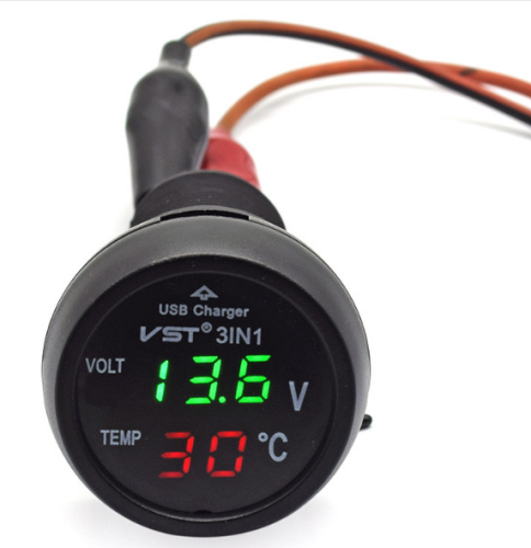 Digital Meter Monitor 3in1 Led Usb Charger คุณภาพสูง Digital Meter ...