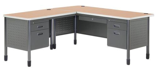 Metal L Shaped Office Desk, High Quality Metal L Shaped Office Desk on ...