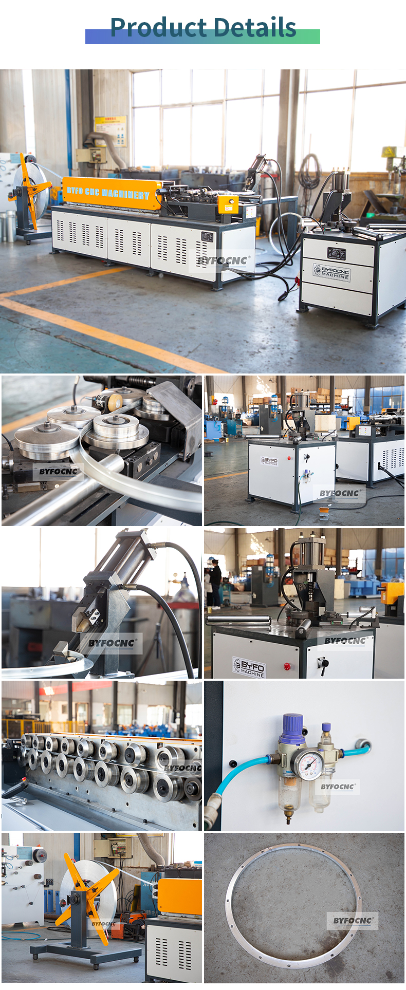 Steel Round Duct Flange Hole Punching Machine | Hydraulic Duct Making ...