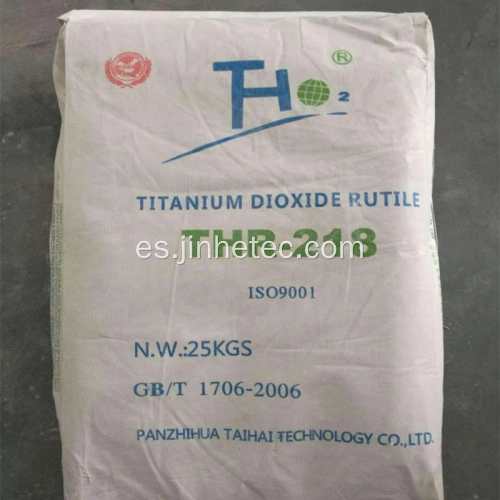China 94% Purity White Power Titanium Dioxide Rutile Thr216/218 Fabricantes
