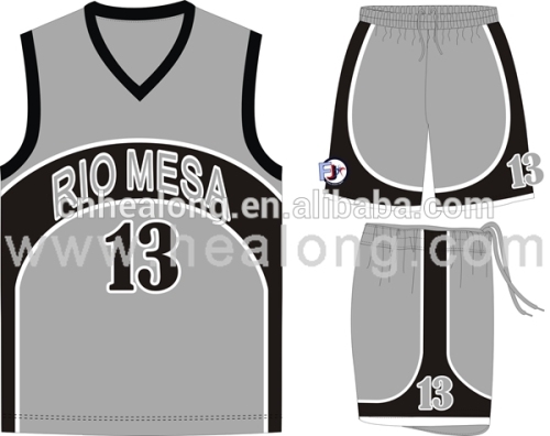 Gray Basketball Jersey Basketball Jersey Design, High Quality Gray ...