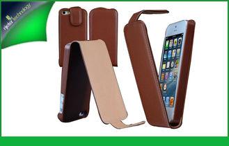 Customized Hot Stamp Logo Apple Iphone Pu Leather Case , Ve, High ...