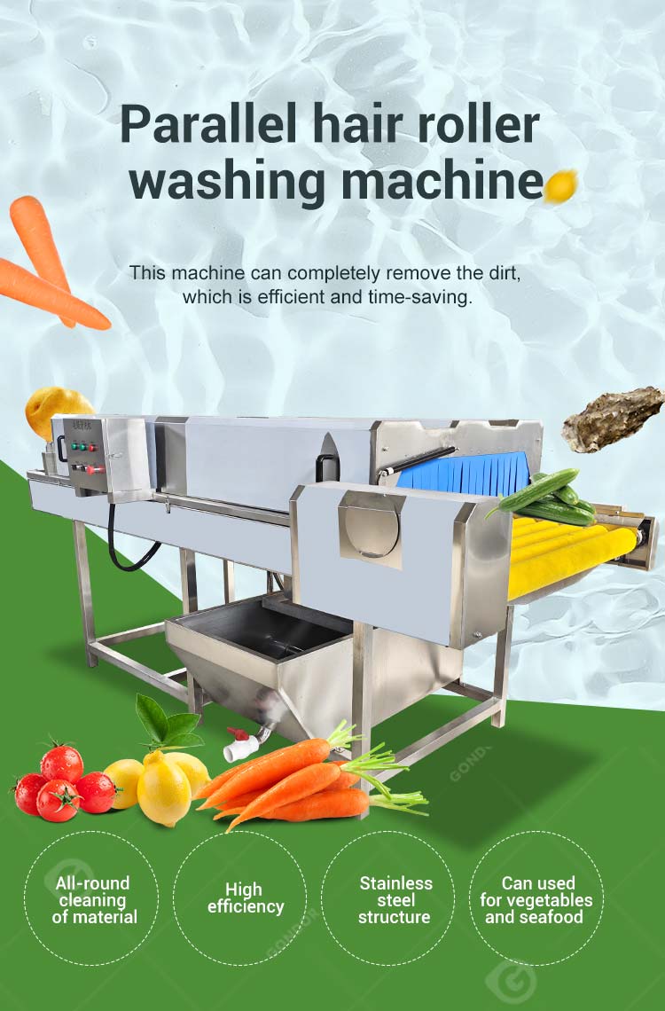 Automatic Leafy Vegetable And Fruit Washing Machine With Lifter, High ...