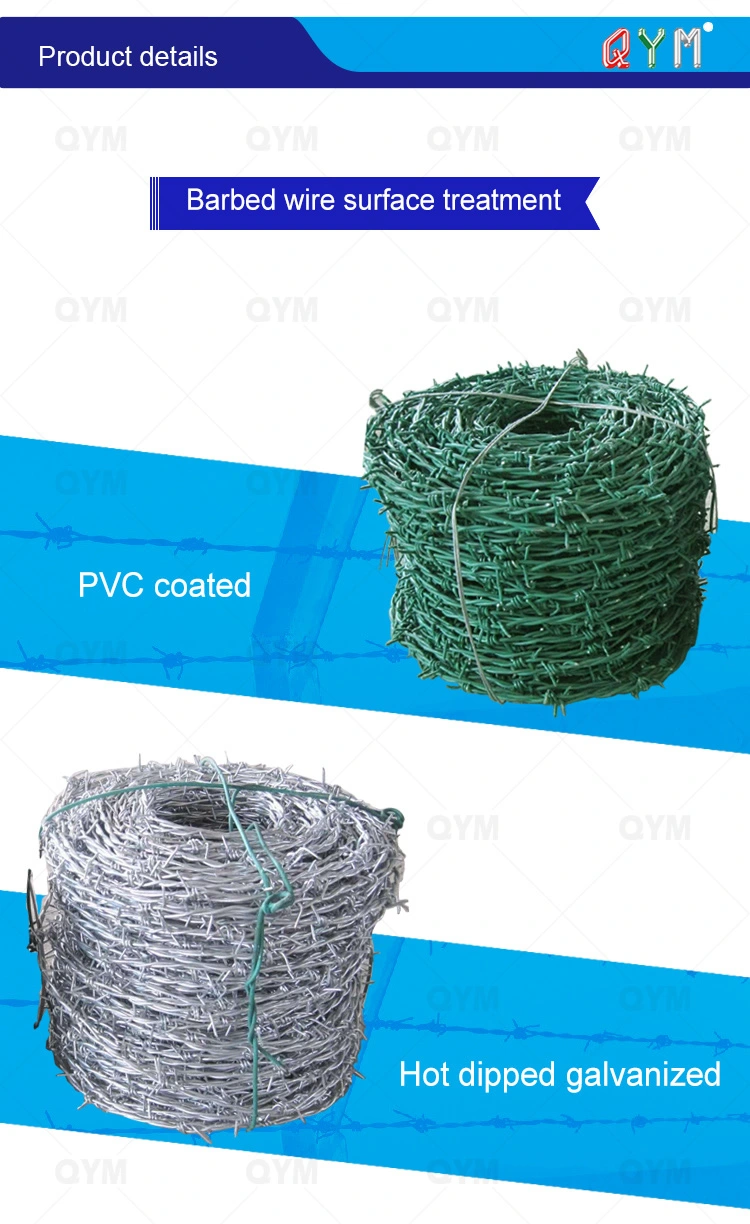 Bto10 Double Strand Barbed Wire Barbed Wire Price Per Roll, High ...