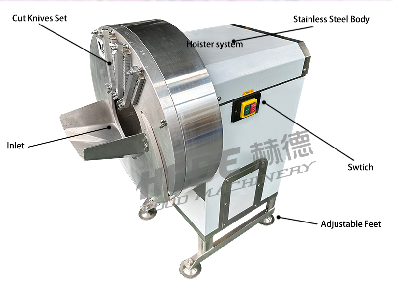 Bamboo Shoot And Vegetable Cutting Machine - 500kg Shredder And Slicer ...