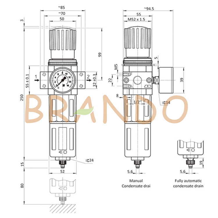 Festo Type Filter Regulator Lfr-1/2-d-midi 159584, High Quality Festo Type Filter Regulator Lfr ...