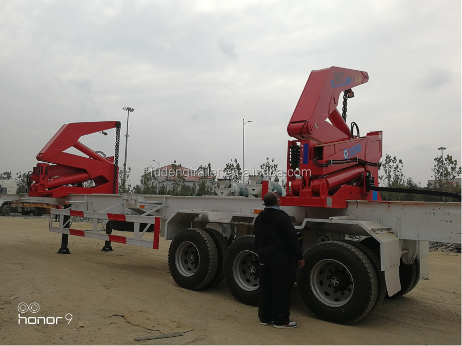 Movable 40 Ton Side Loader Container Trailer For Sale, High Quality ...
