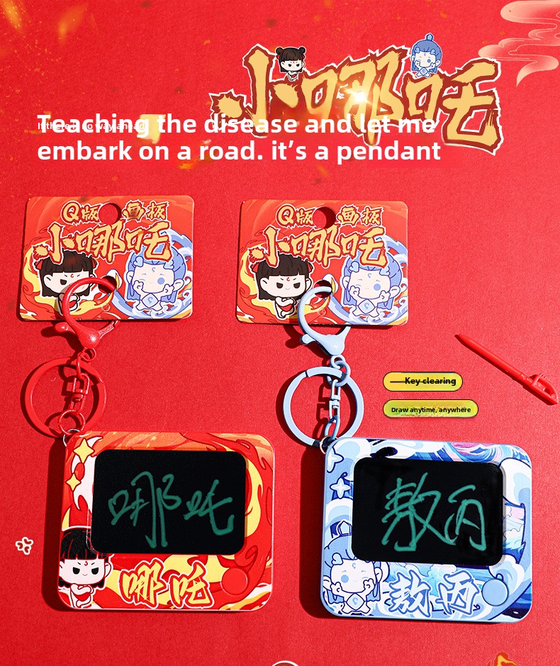 Nezha 2 Ao Bing Pvc Graffiti Drawing Board - Decompression Toy For Kids ...