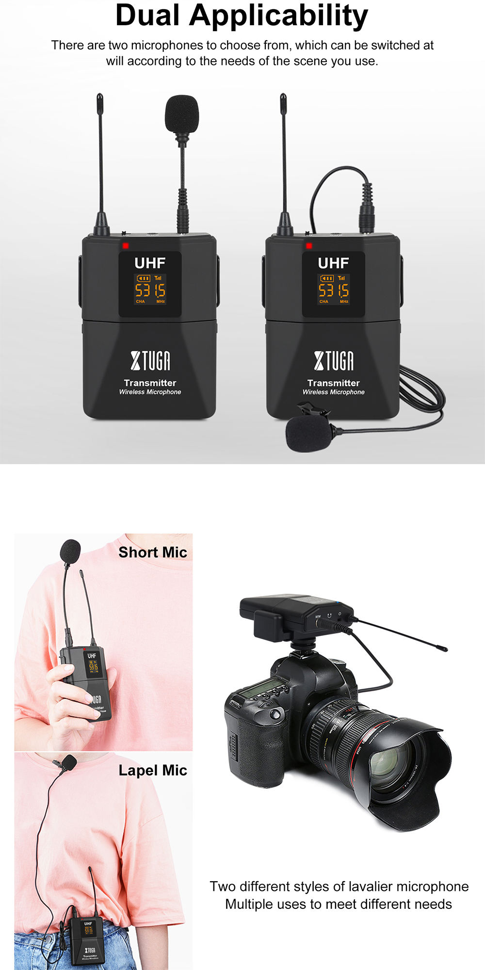 Professional Outdoor Street Interview Slr Microphone - Gpub Cm8 Direct ...