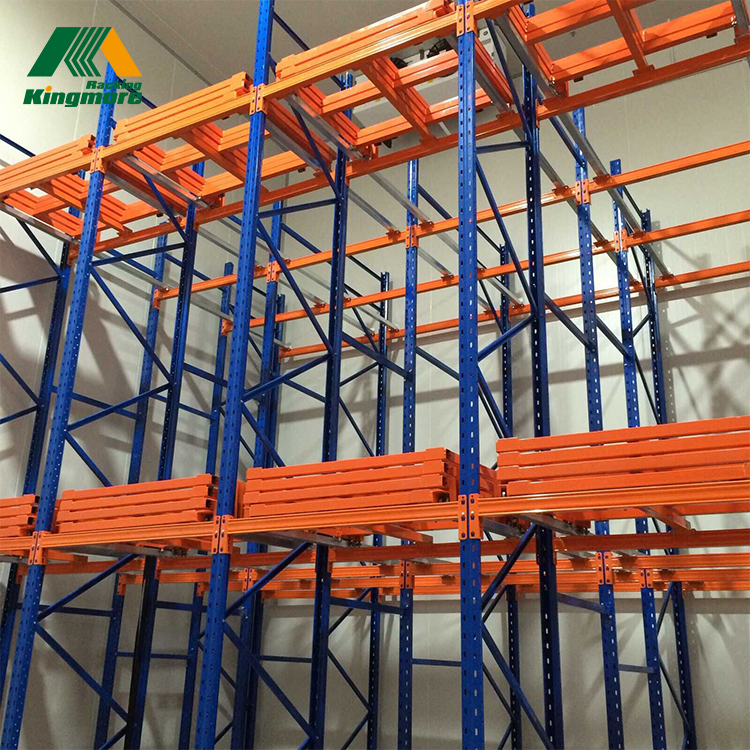Heavy Duty Push Back Pallet Racking System Filo Warehouse Storage Rack ...