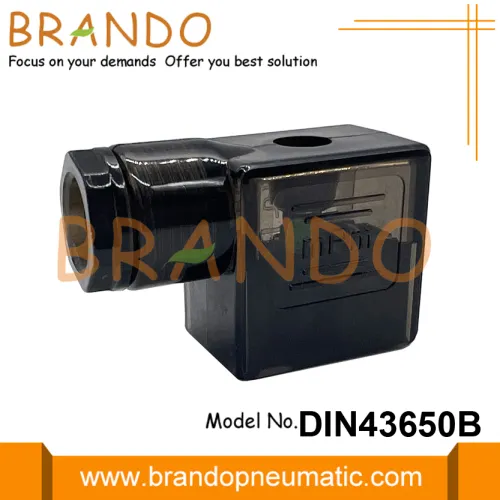 Din 43650b Mpm Solenoid Valve Coil Socket Connector, High Quality Din ...
