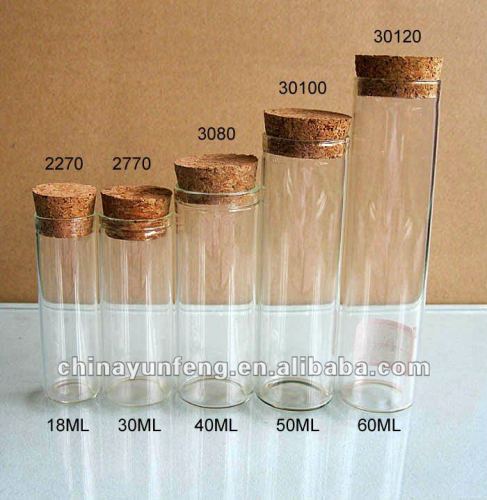 Clear Glass Tube With Cork, High Quality Clear Glass Tube With Cork on ...